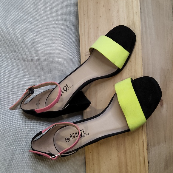 Rouge Helium | Shoes | New Rouge Sandals Pumps Shoes Heels 8 | Poshmark